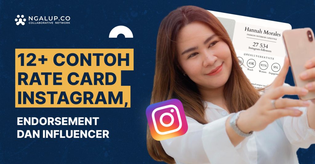 12+ Contoh Rate Card Endorsement dan Influencer dan Tipsnya